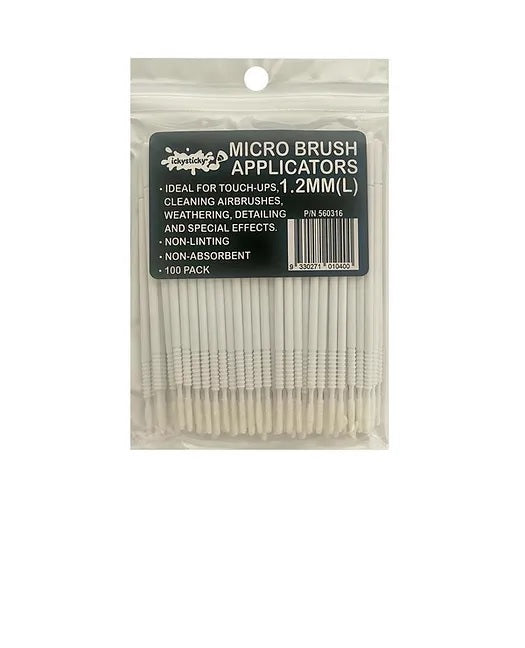 Icky Sticky Micro Brush Applicators 1.2ml – VIP Hobbies